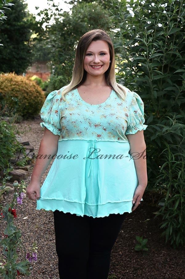 Empire Waist Puff Sleeve Tunic: Handmade and Flattering Design ...