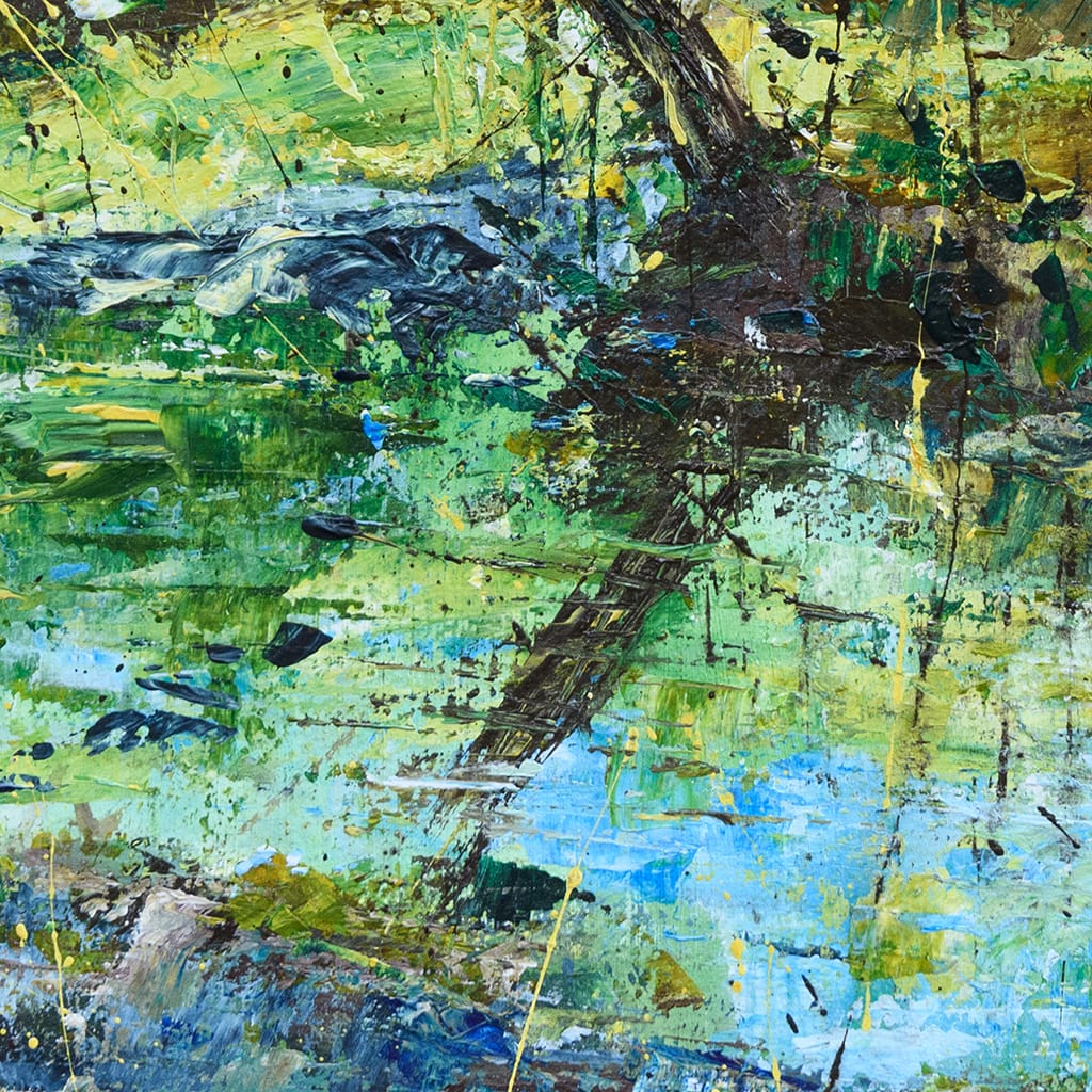 Modern Impressionist Nature Painting - Peaceful Landscape